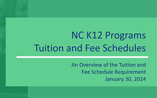 Tuition and Fee Schedule